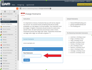 How To Change Hostname In WHM Panel?