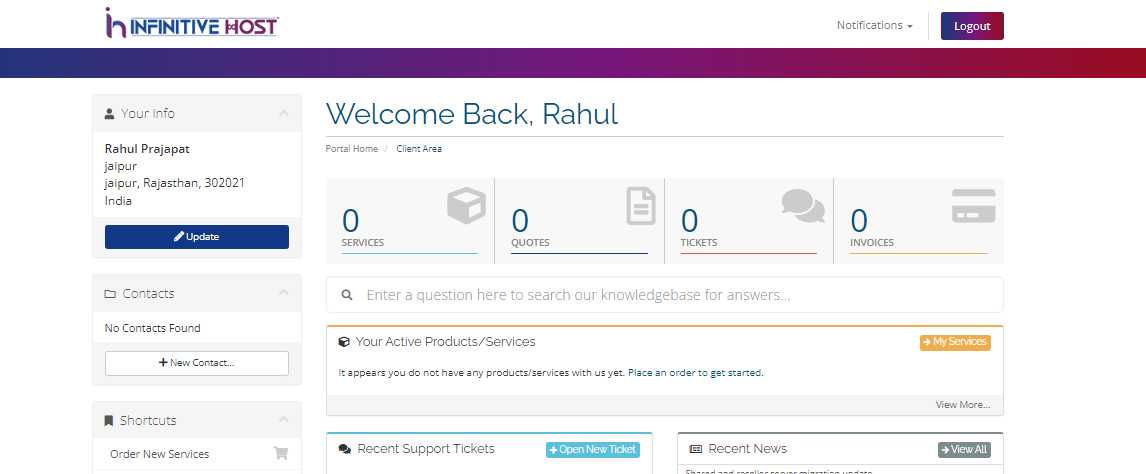 How Renew Your Services With Infinitivehost