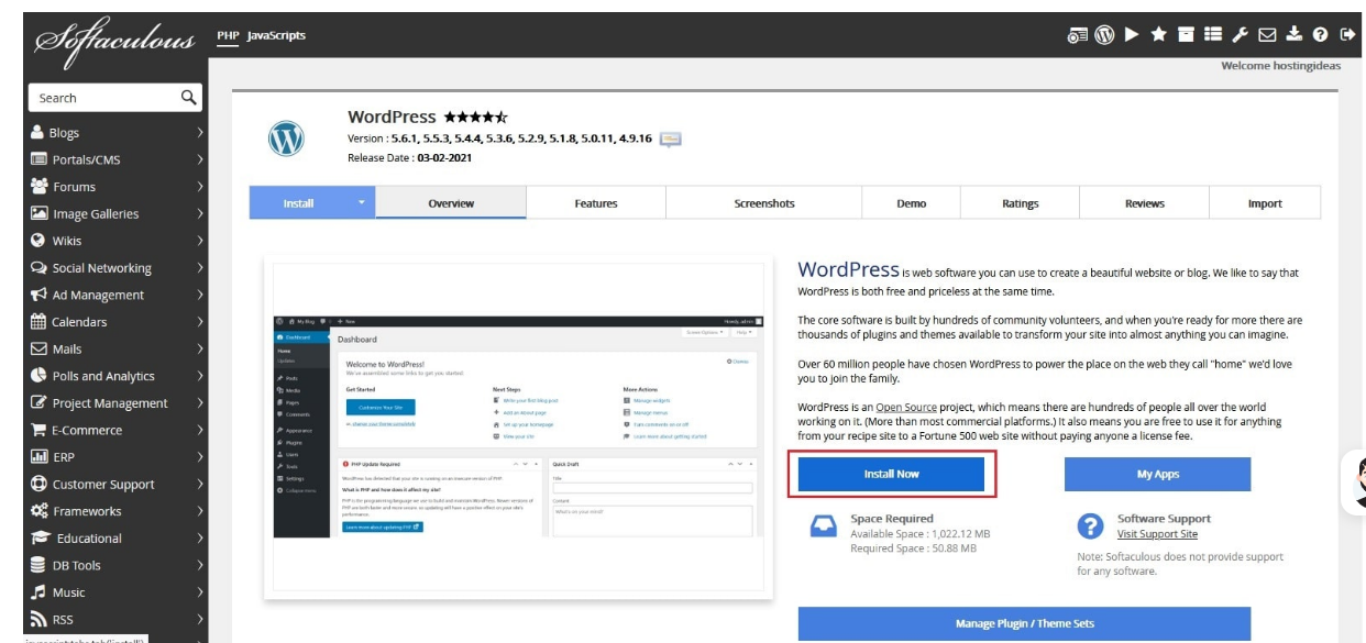 How To Install Wordpress In DirectAdmin Using Softaculous