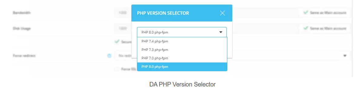 How to Change and Check the PHP Version of a Domain on DirectAdmin Server?