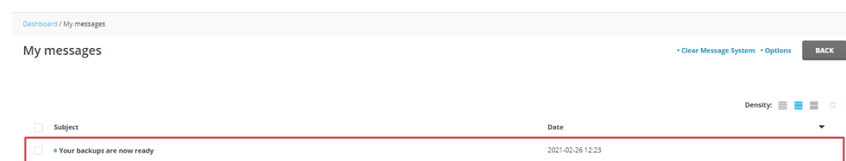 To Create Data Backup In Directadmin Account
